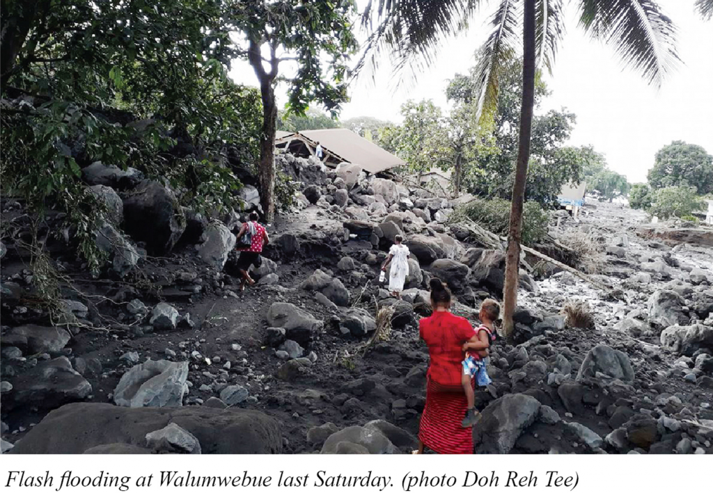 Over 100 people displaced in Ambae - Island Times