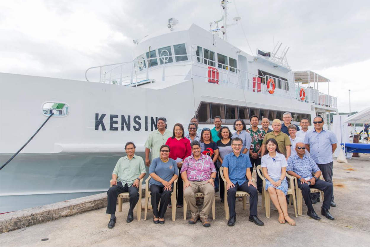 Japan’s Health Screening “KENSING” Ship Arrived in Palau to Prevent ...