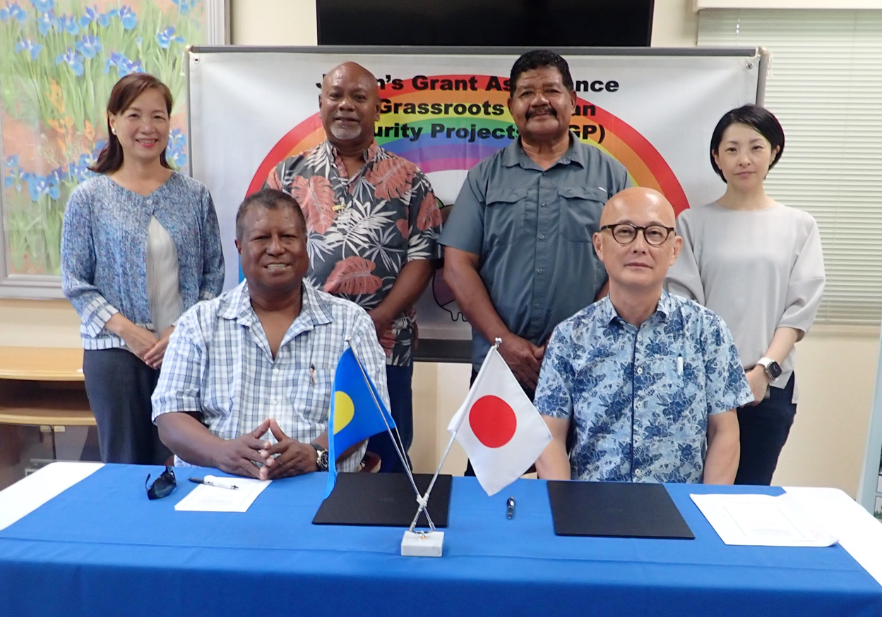 Peleliu State secures Japan’s 101st Grant Assistance for Grassroots ...